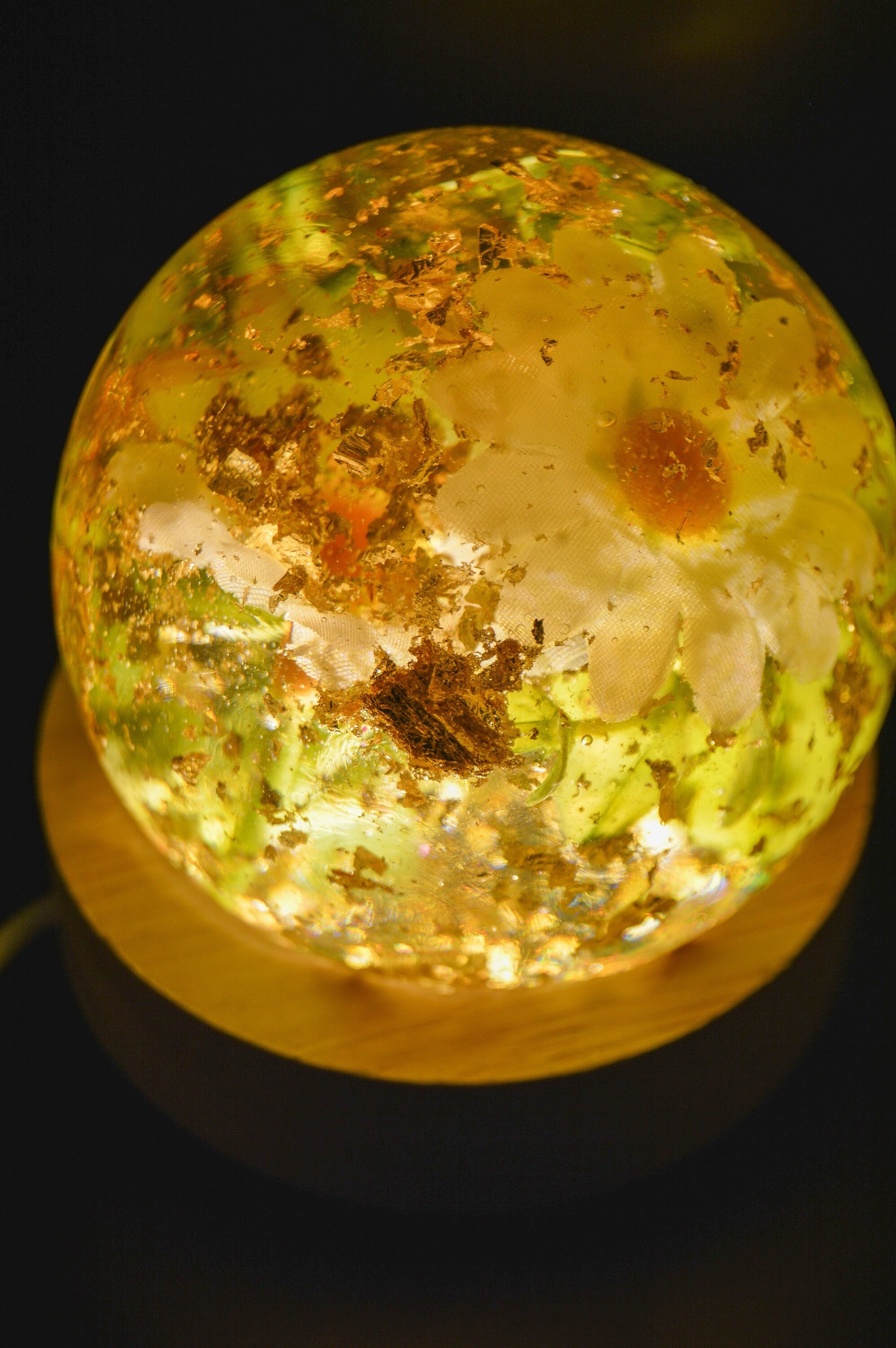 Epoxy Resin Circle Light. Can Be Personalized. Can Me Glow in the Dark ...