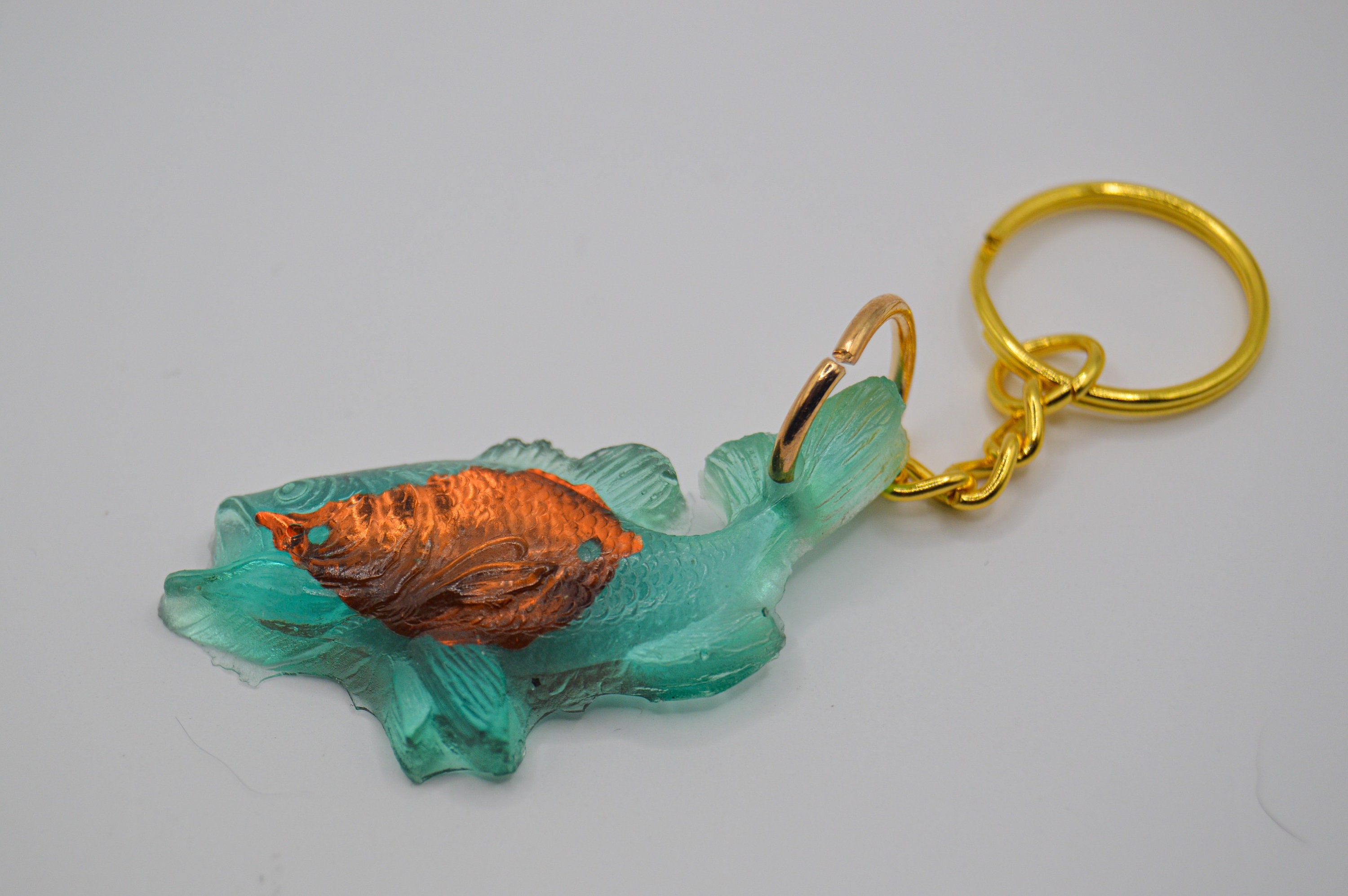 Epoxy Resin Bass Jumping Keychain. Personalization. Gift. - Etsy