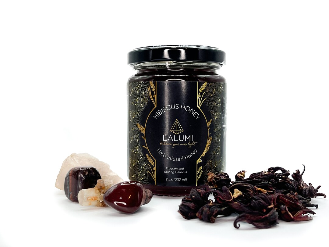 Hibiscus Infused Raw Honey | Ruby Floral Honey | Tart Gourmet Georgia ...