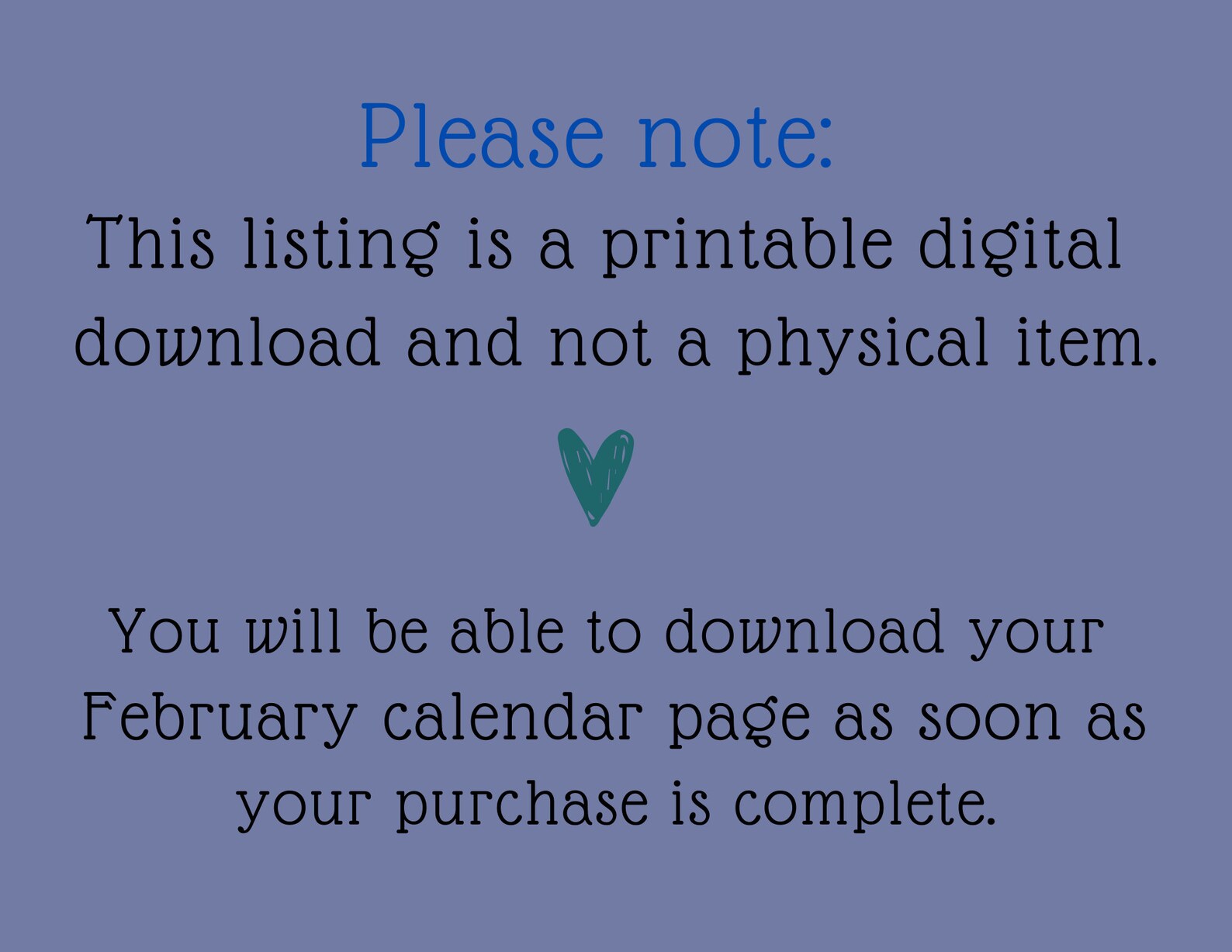 Digital Download - Printable February 2022 Calendar - Fillable ...