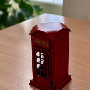 Vintage Retro Metal Iconic British Style London Telephone Box - Etsy UK