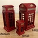 Vintage Retro Metal Iconic British Style London Telephone Box - Etsy UK