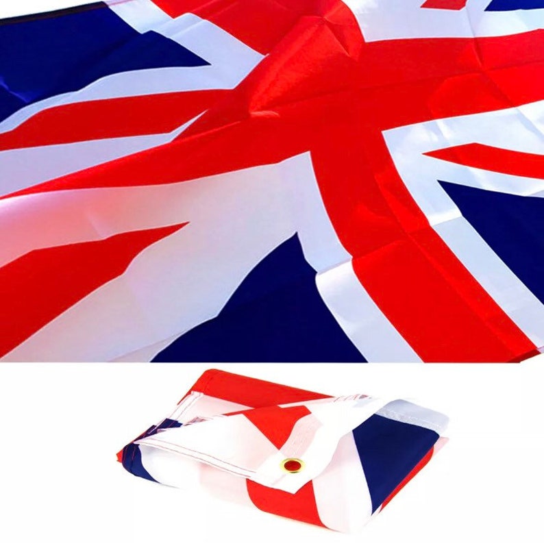 5x3ft Large Union Jack British Flag Brass Eyelets Double Stitched Great Britain UK Sport - Etsy UK