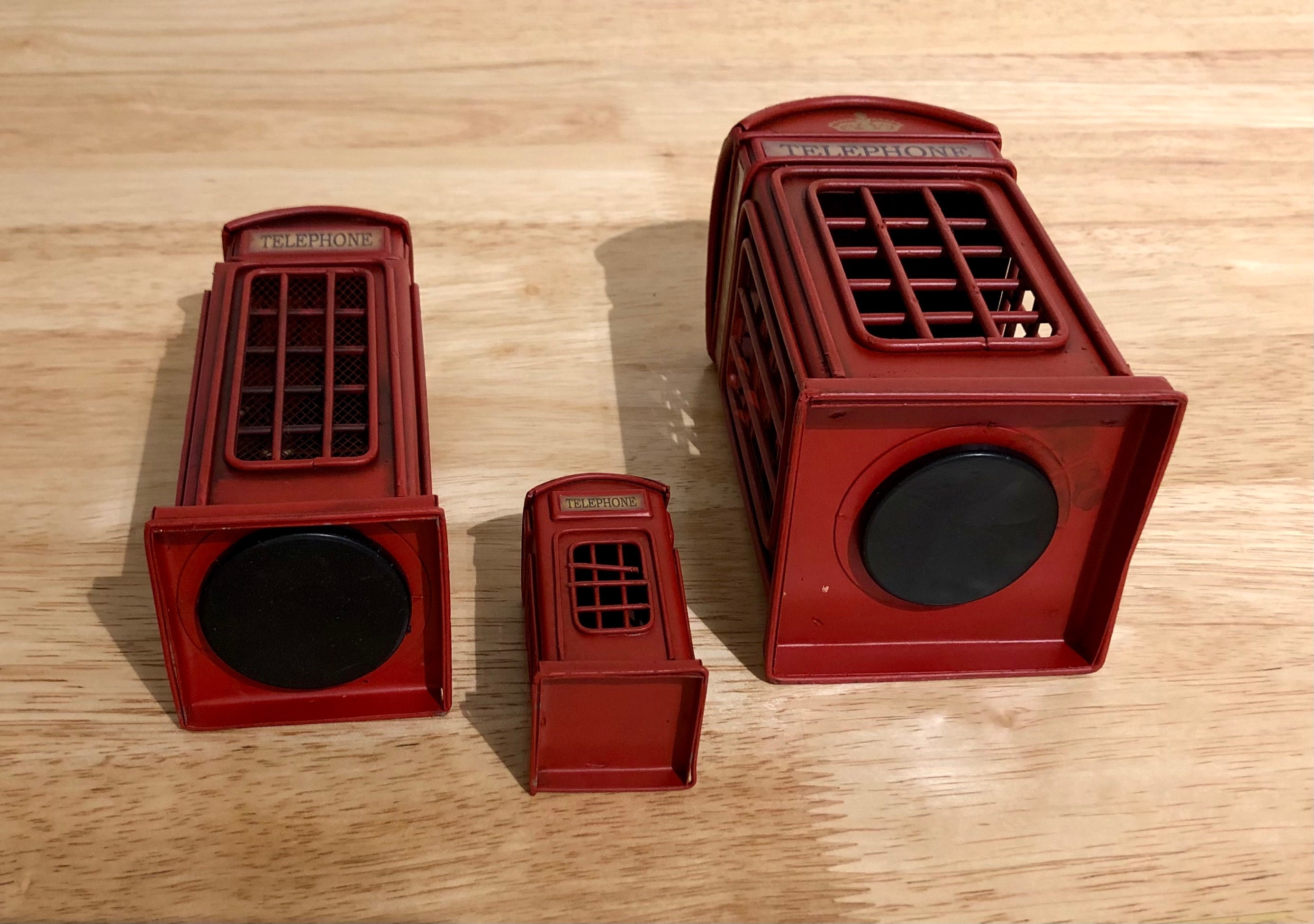 Vintage Retro Metal Iconic British Style London Telephone Box - Etsy UK