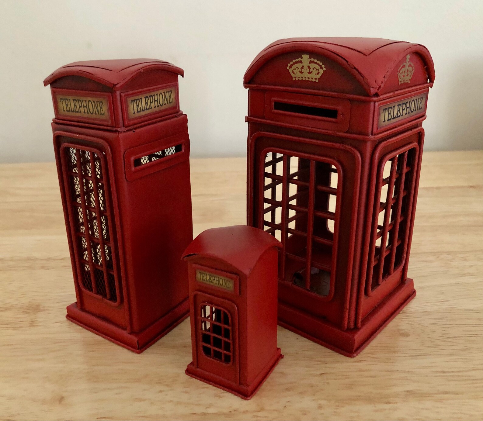 Vintage Retro Metal Iconic British Style London Telephone Box - Etsy UK