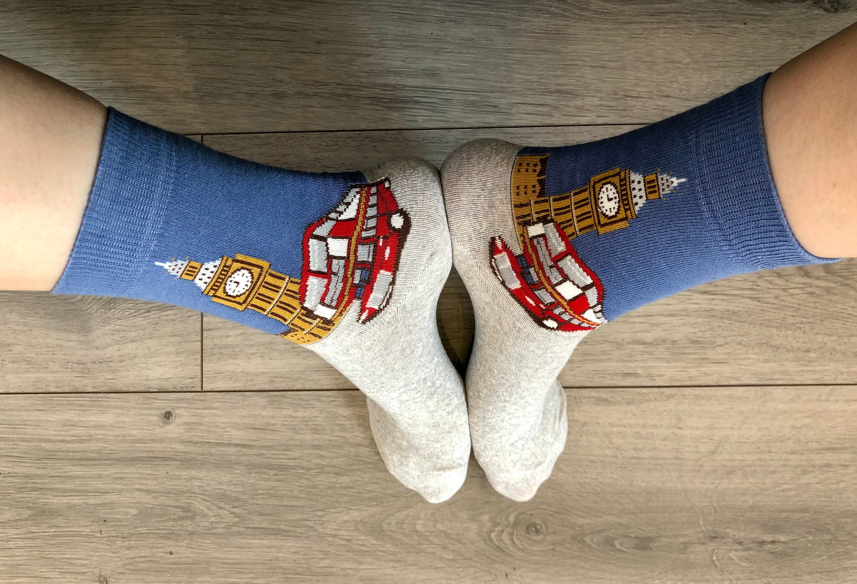 London Red Bus Double Decker Bus Big Ben Socks Novelty Fun - Etsy UK