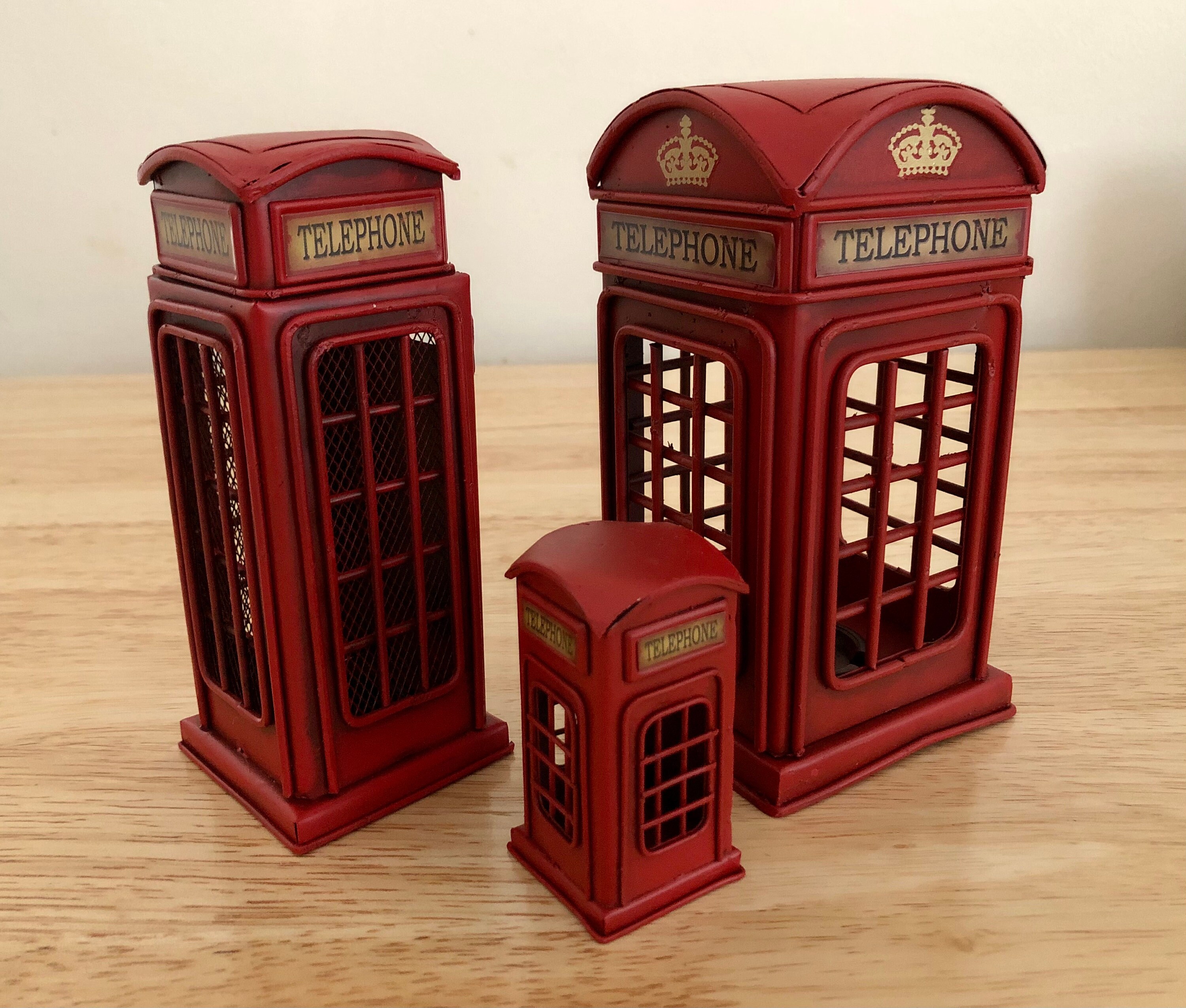 Vintage Retro Metal Iconic British Style London Telephone Box - Etsy UK