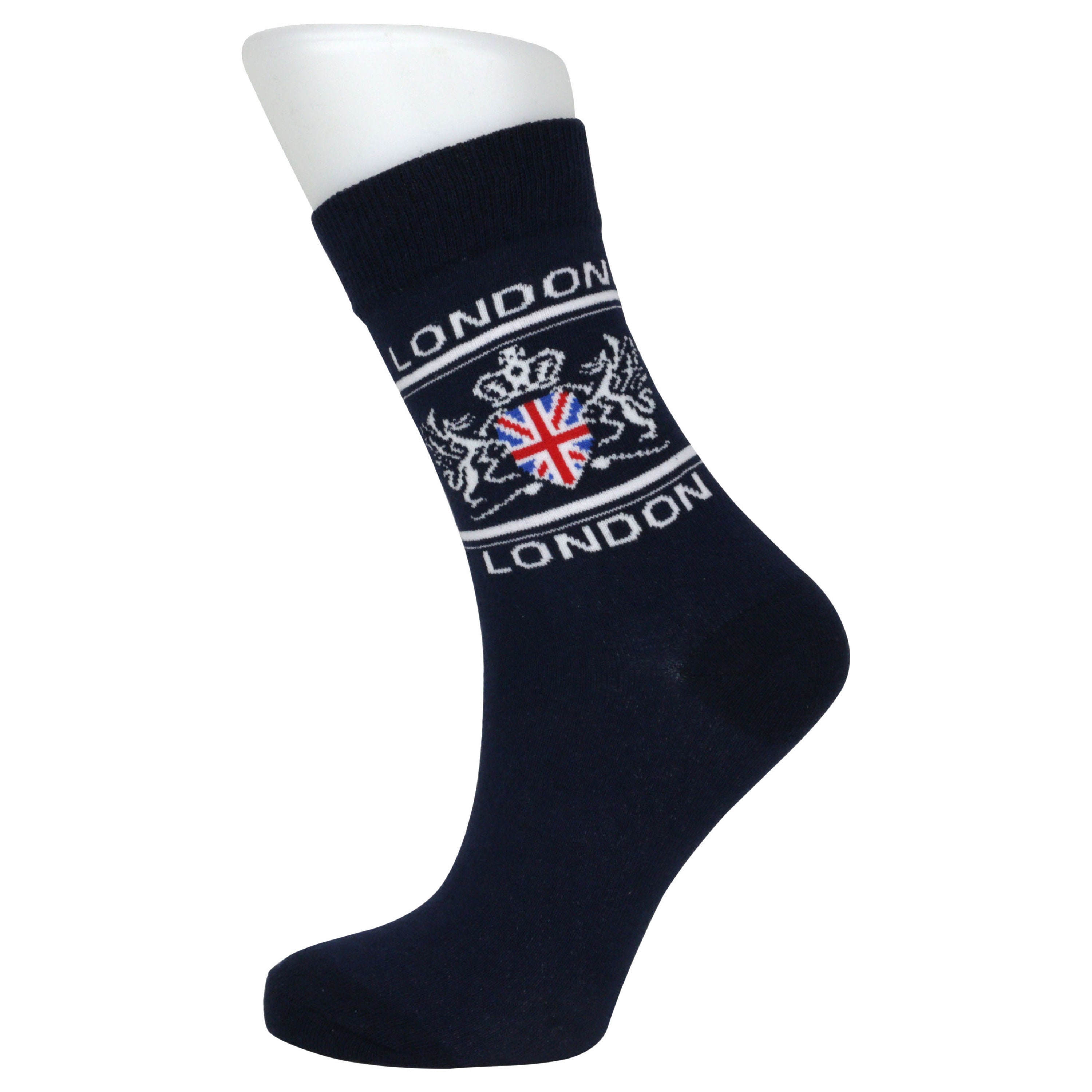 Union Jack British Flag Dragon London Patriotic Socks, Novelty Fun Gift ...