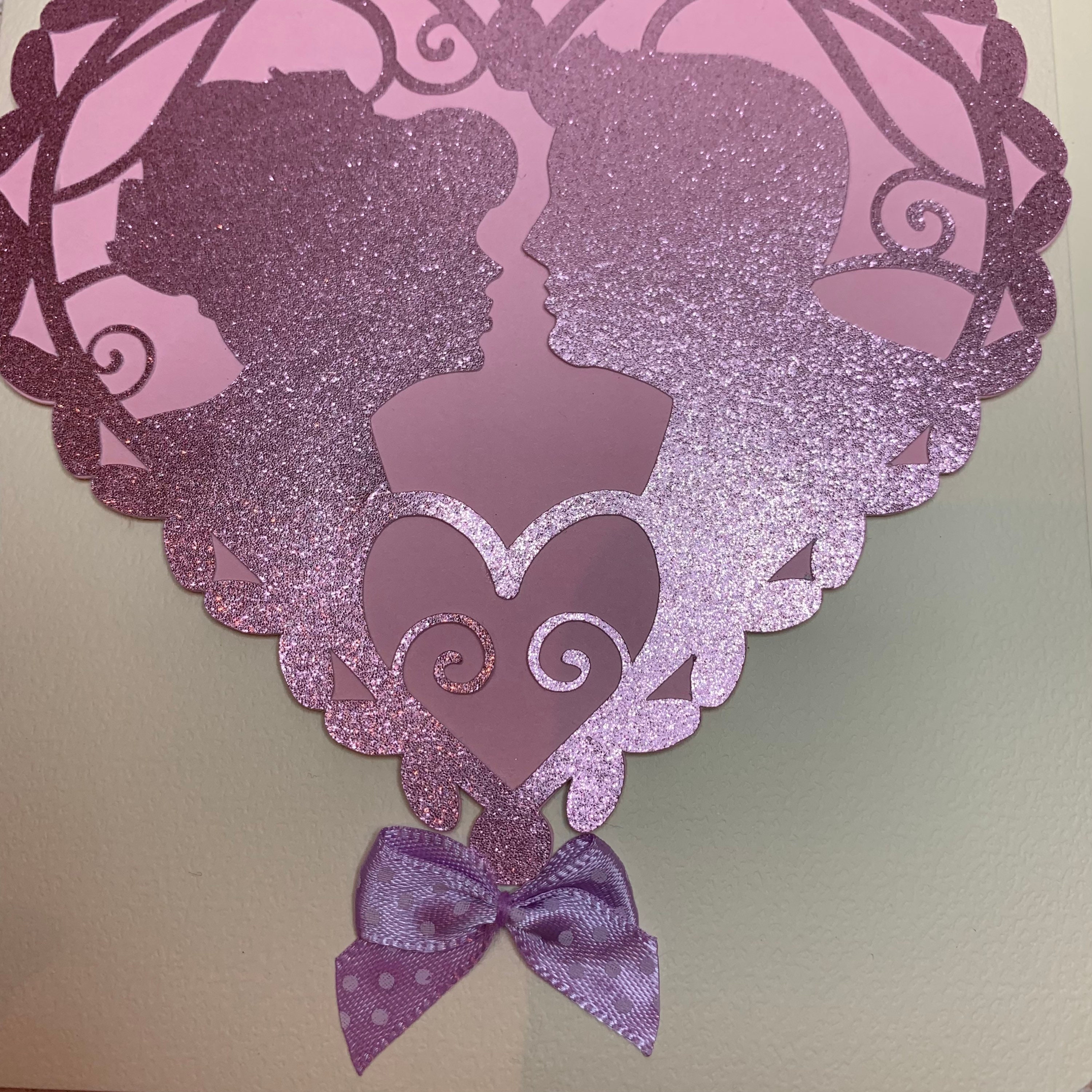 Handmade I Love You Card I Love You Cute Card Heart - Etsy