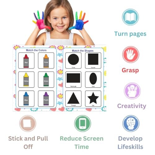 Montessori Busy Book for Kids Aged 2 - 4 Years, 22 Interactive Activity ...