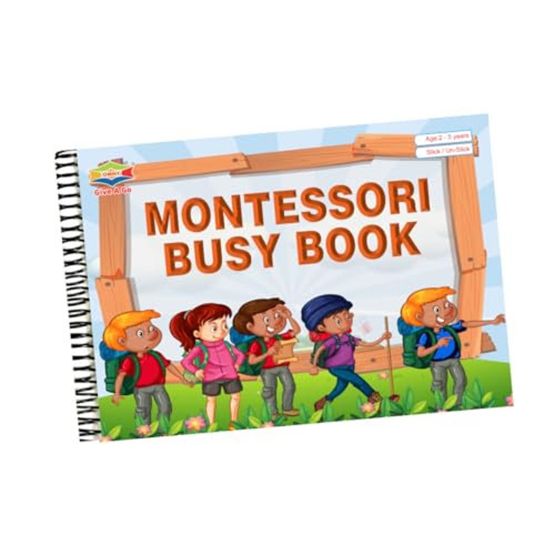 Montessori Busy Book for Kids Aged 2 - 4 Years, 22 Interactive Activity ...