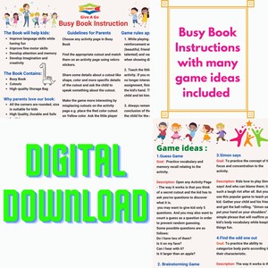 My Daily Schedule Busy Book for Toddler Girls, Daily Routine ...