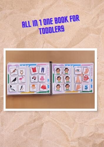 OMNY My 100 Words All in One Busy Book for Kids Aged 2 - 4 Years, 22 ...