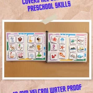 OMNY My 100 Words All in One Busy Book for Kids Aged 2 - 4 Years, 22 ...