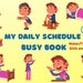 My Daily Schedule Busy Book for Toddler Girls, Daily Routine ...