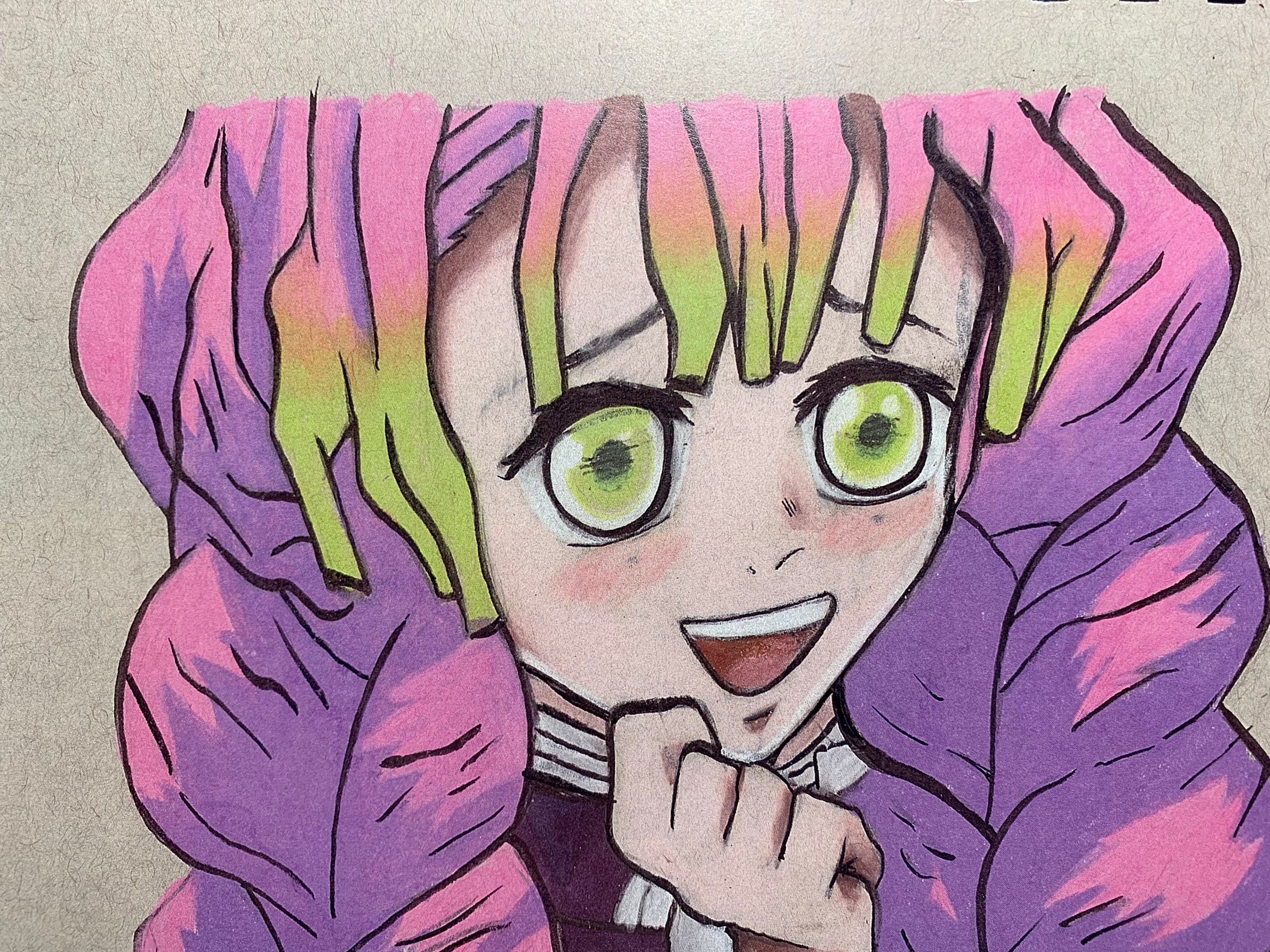 Mitsuri Drawing - Etsy