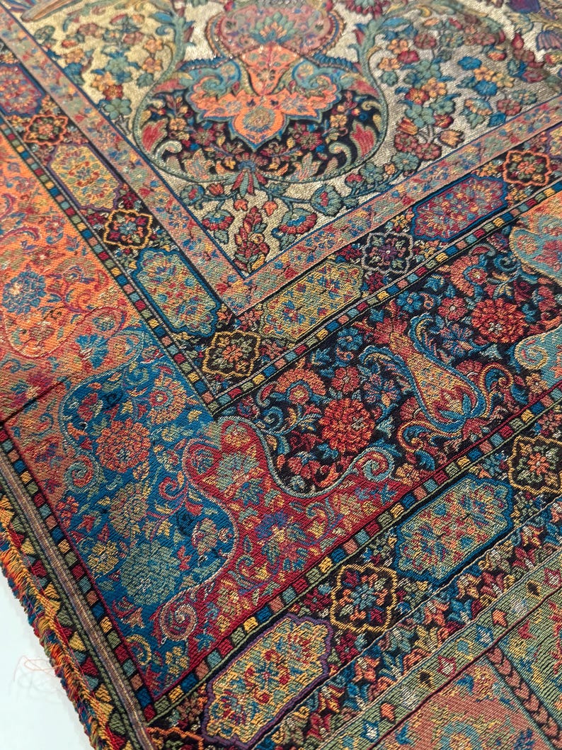 Pashmina Kani Shawl: Moonlight Floral Wedding Wrap - Etsy