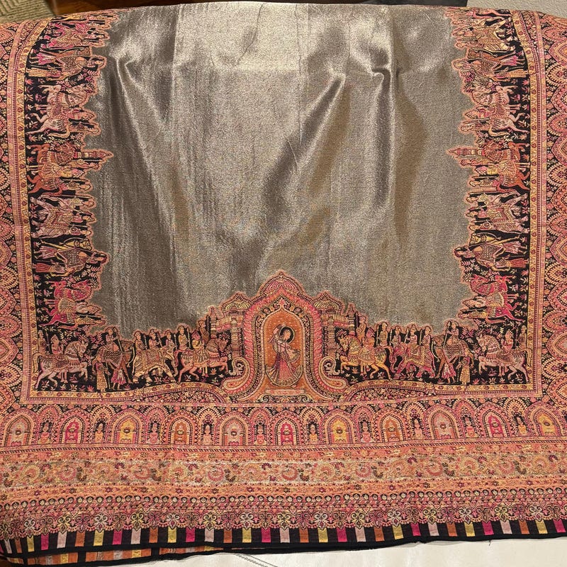 Moonlight Silk Shawl - Etsy UK