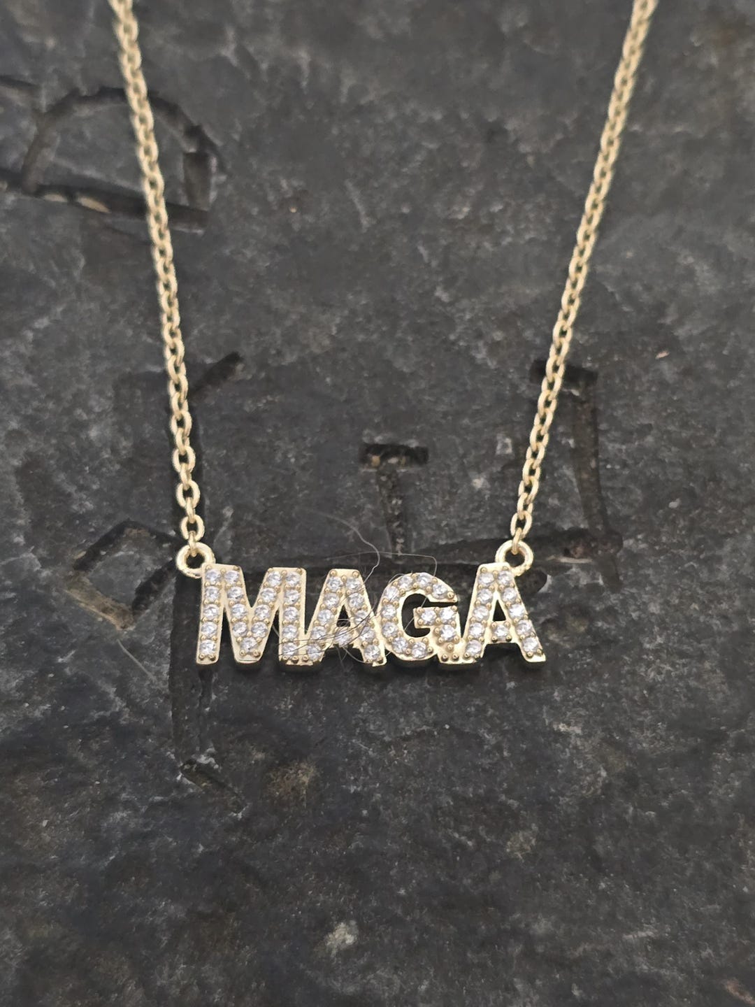 MAGA Necklace Trump Maga American Patriot Jewelry - Etsy