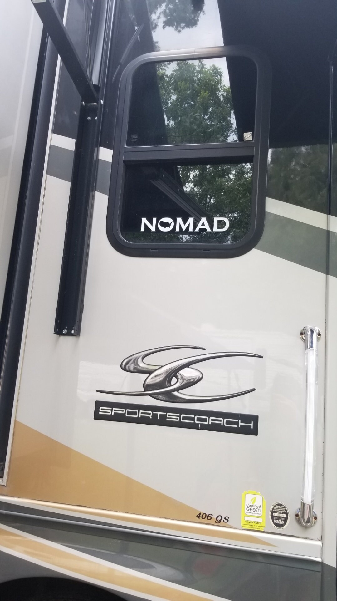 RV Camper "nomad With USA Map" Decal for Car, Truck, RV, Camper. Laptop ...