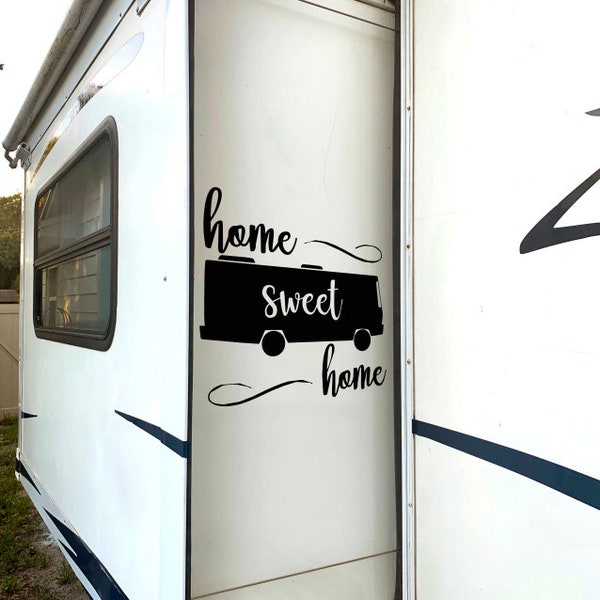 Home Sweet Camper Decal - Etsy