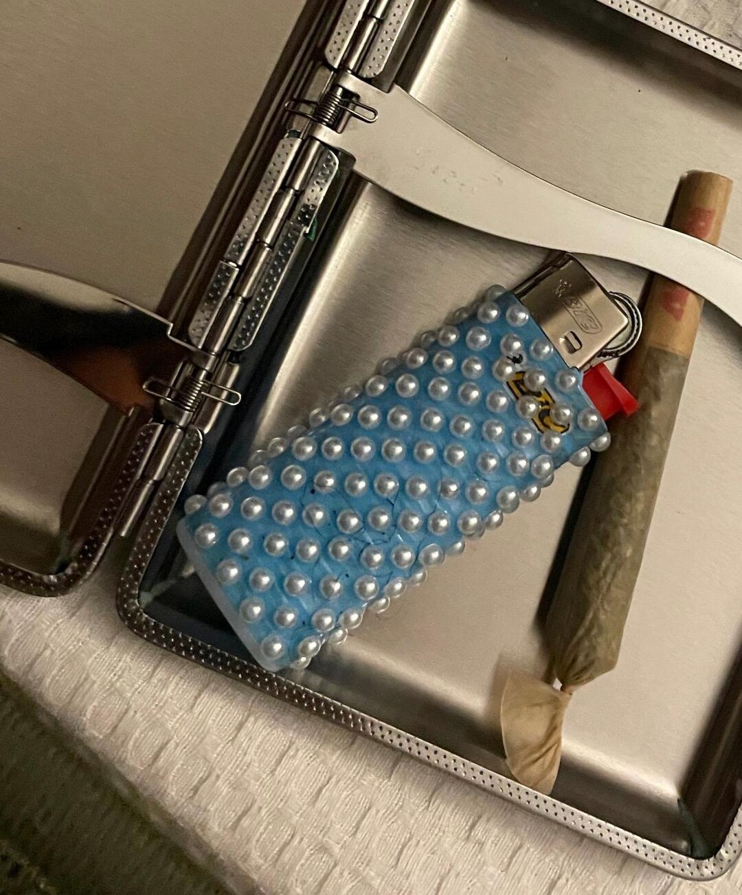 Bedazzled Lighter Its a Pearl World - Etsy