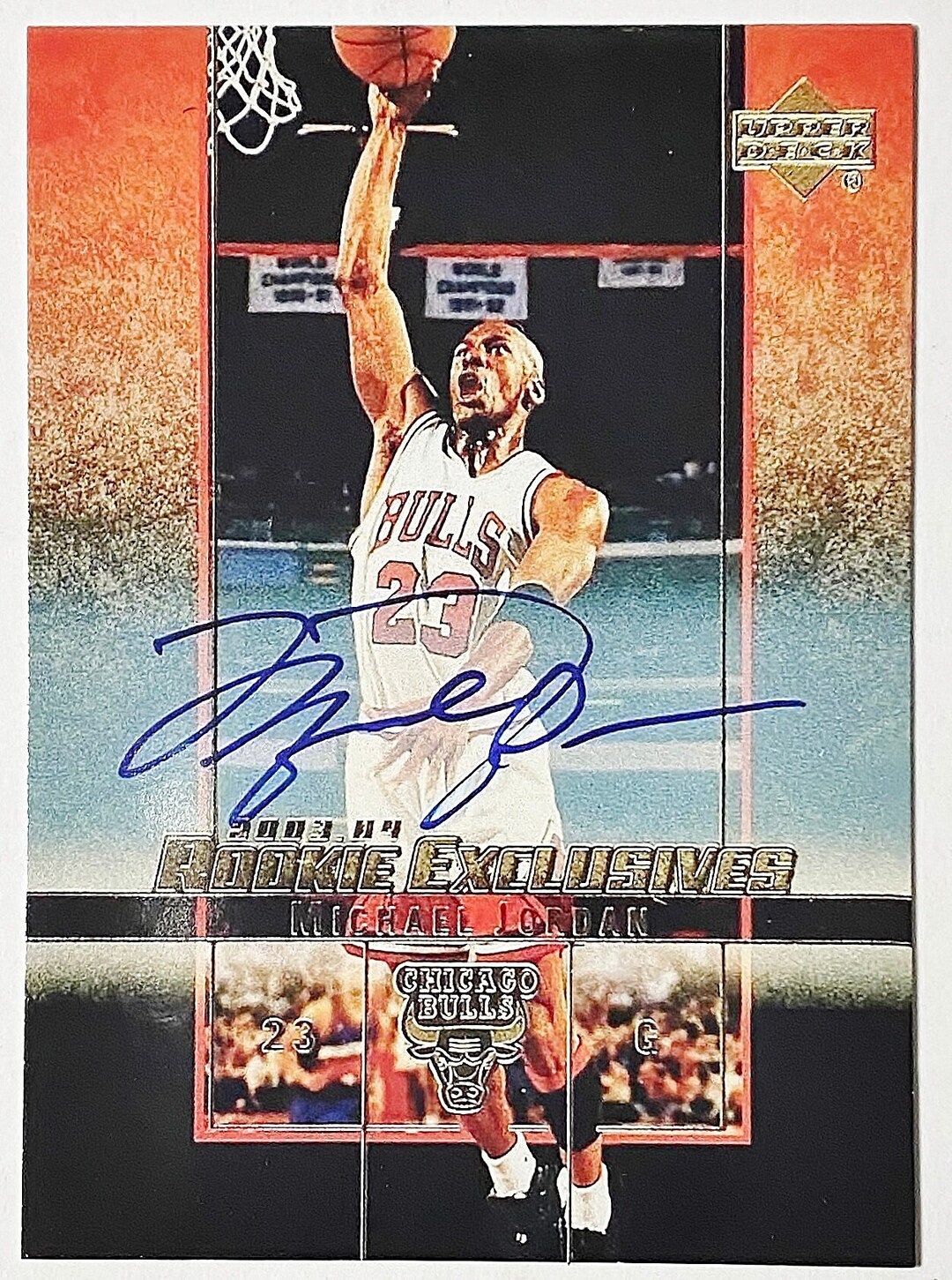 2003-04 Rookie Exclusives Michael Jordan Facsimile Autograph - Etsy
