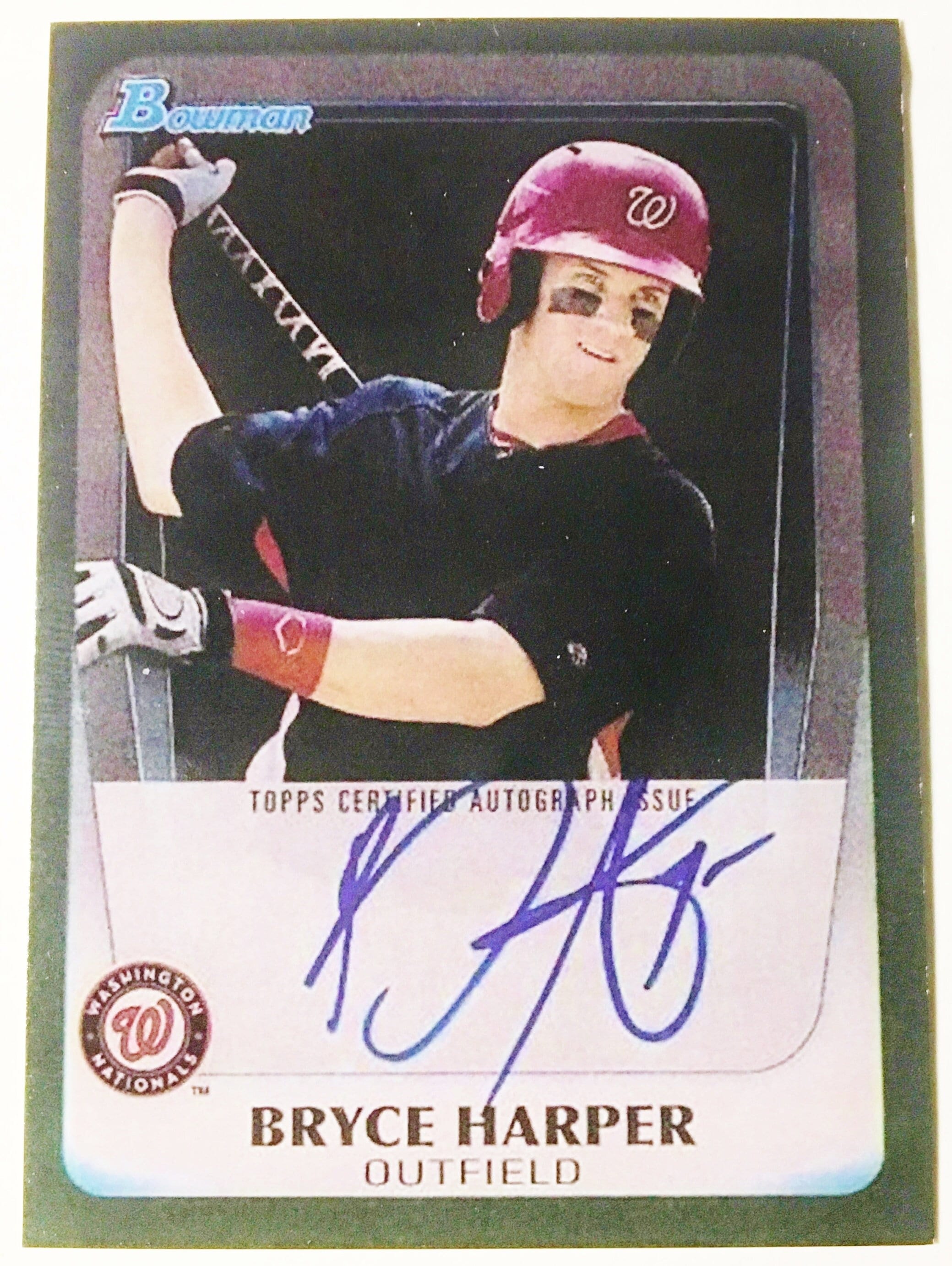 Collectibles Mint Condition 2011 Bowman Platinum Bryce Harper Facsimile ...