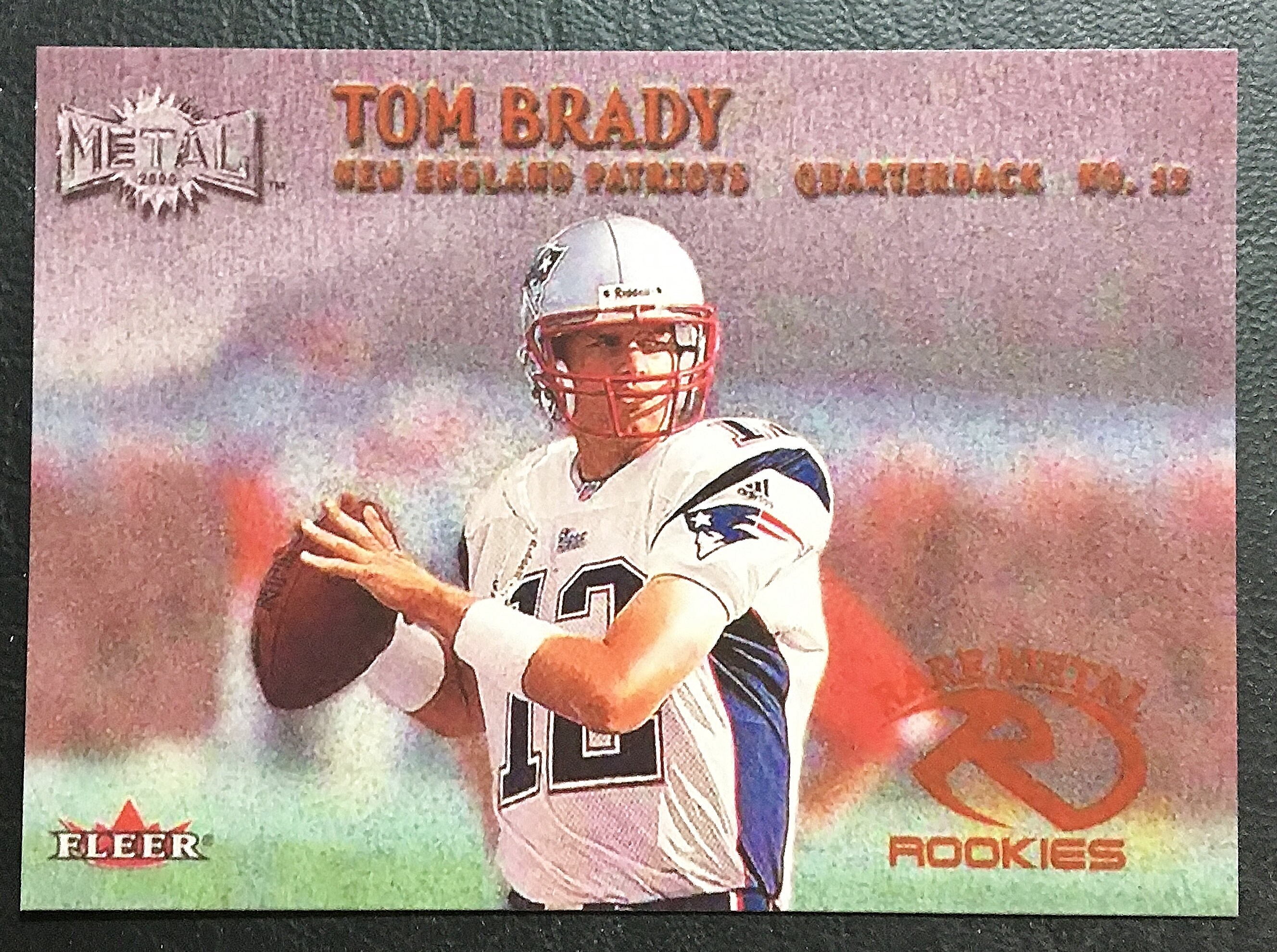 Collectibles Memorabilia 2000 Metal Tom Brady Rare Metal Rookie Reprint ...