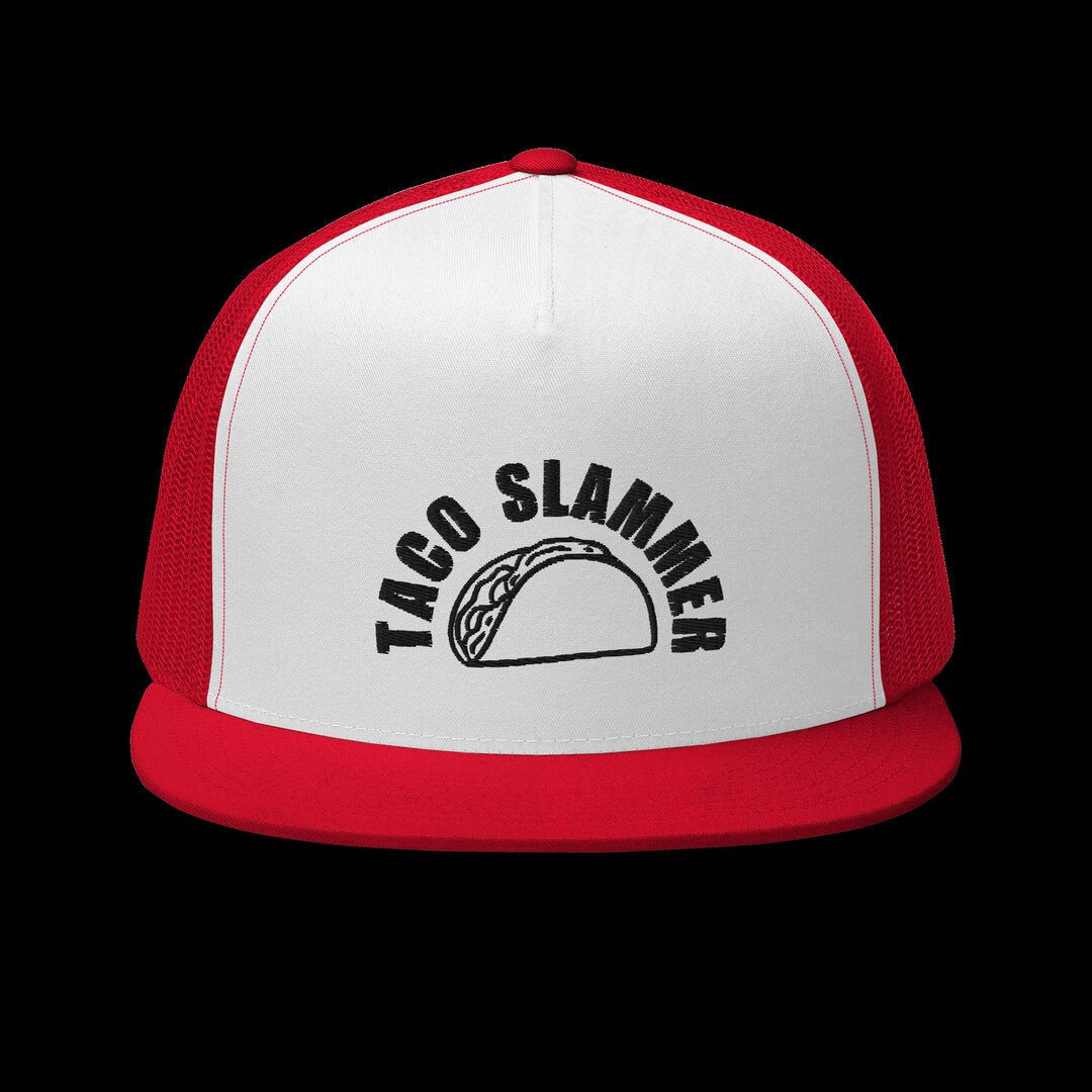 Taco Slammer Embroidered Retro Trucker Cap - Etsy
