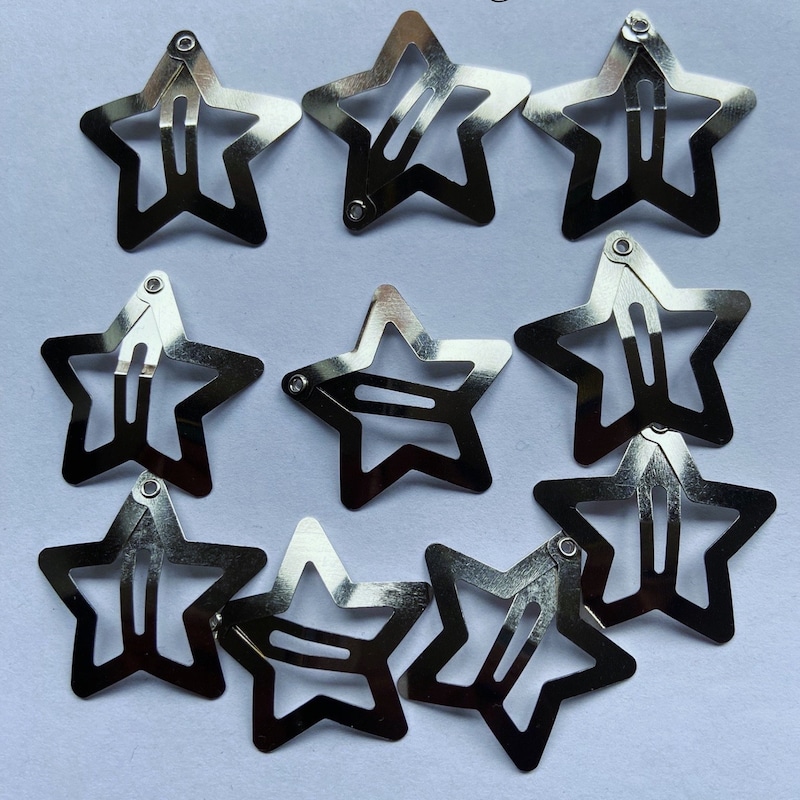 Star Hair Clips - Etsy