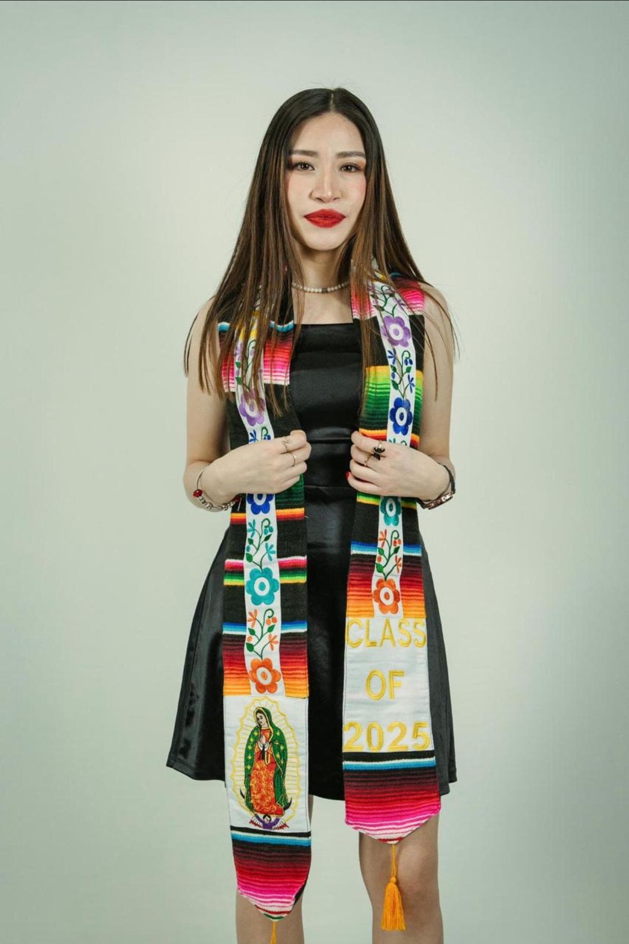Graduation Ribbon, Embroidered Sarape Sash, Graduation Serape, Mexican ...