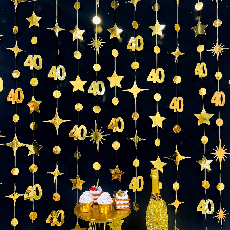 40th Birthday Decorations - Etsy