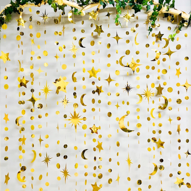 Moon Star Banner - Etsy