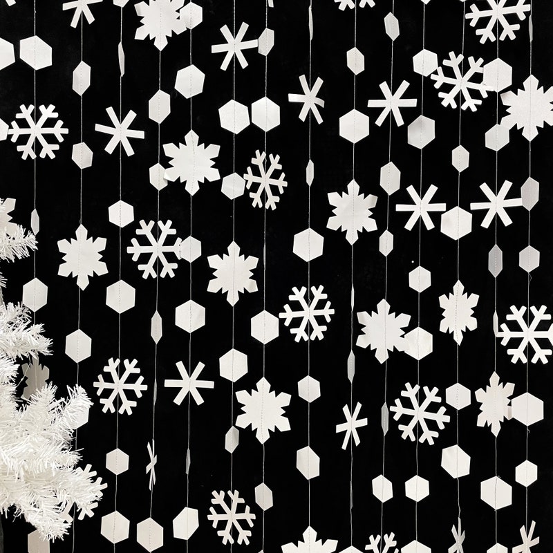Snowflake Garland - Etsy