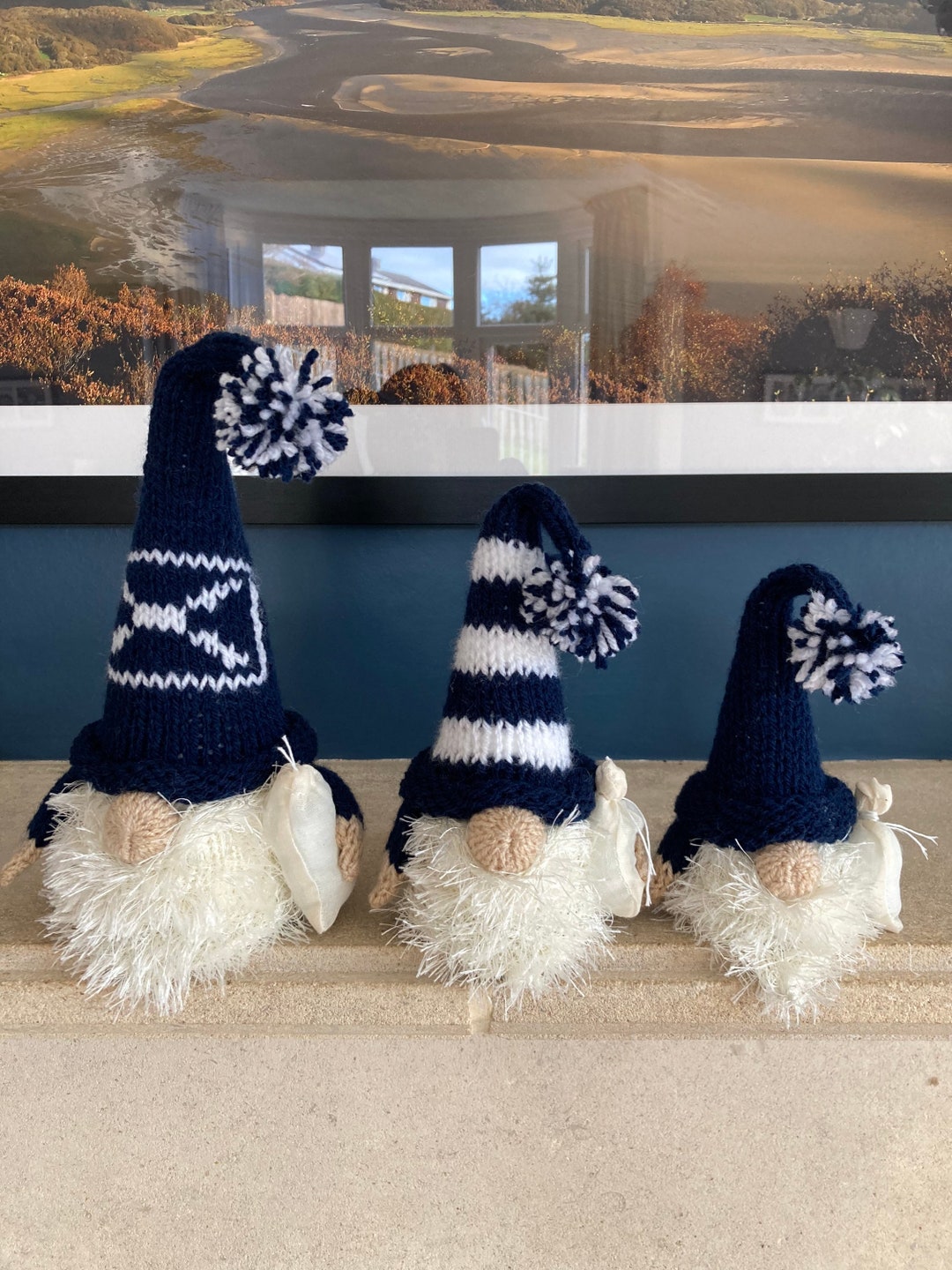 Set of 3 Scottish Handmade Gnomes - Scotland Gonks - Etsy UK