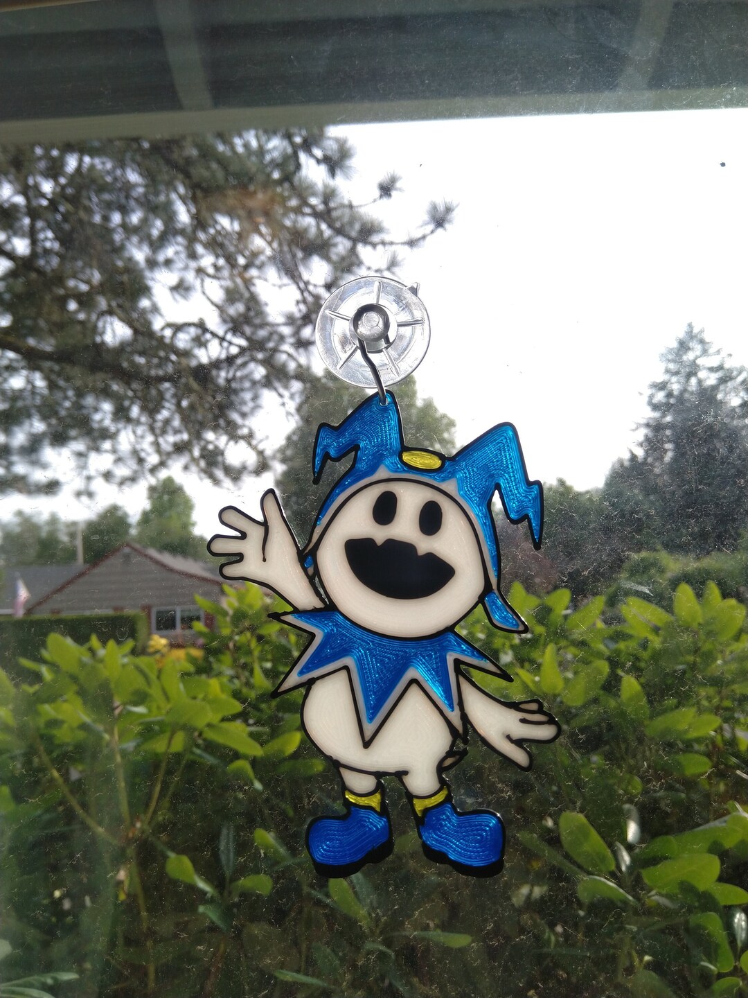 Jack Frost Persona Window Hanger Stained Glass Style - Etsy
