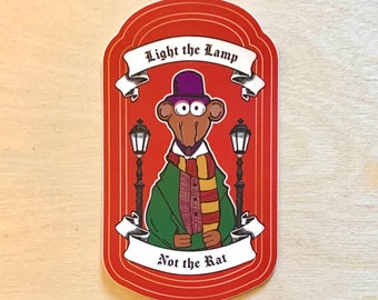 Muppet Christmas Carol Light the Lamp Not the Rat Rizzo the Rat Felt ...