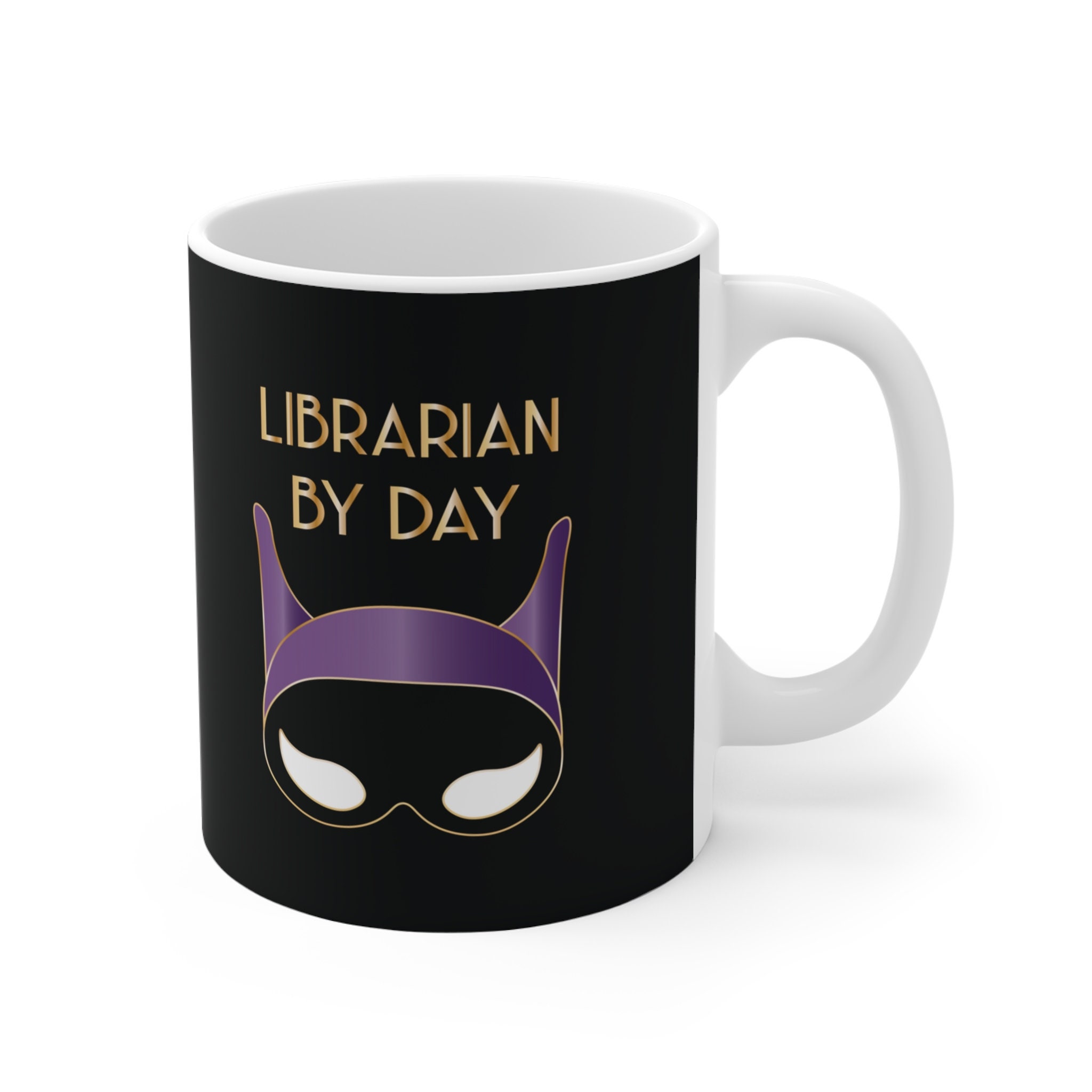 Batgirl Was a Librarian - Librarian by Day - 11oz Mug - Etsy
