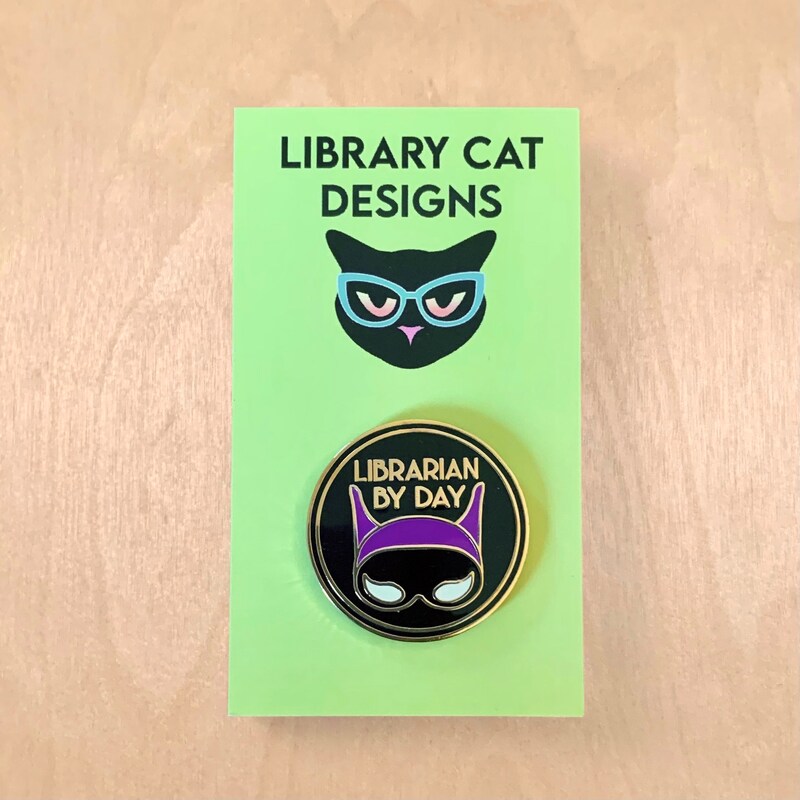 Library Buttons - Etsy