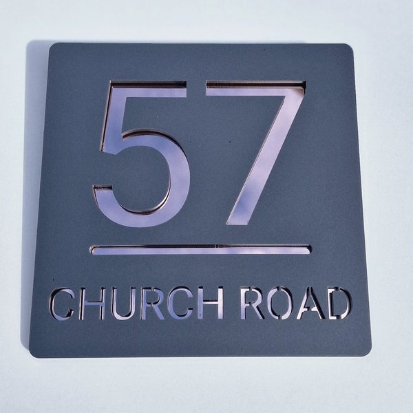 Modern Door Sign - Etsy UK