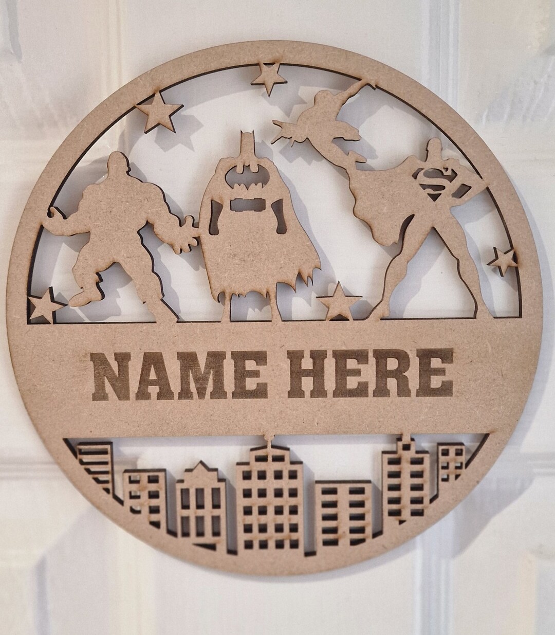 Superhero Door Sign, Personalised Door Sign, Children's Door Sign, Hero ...