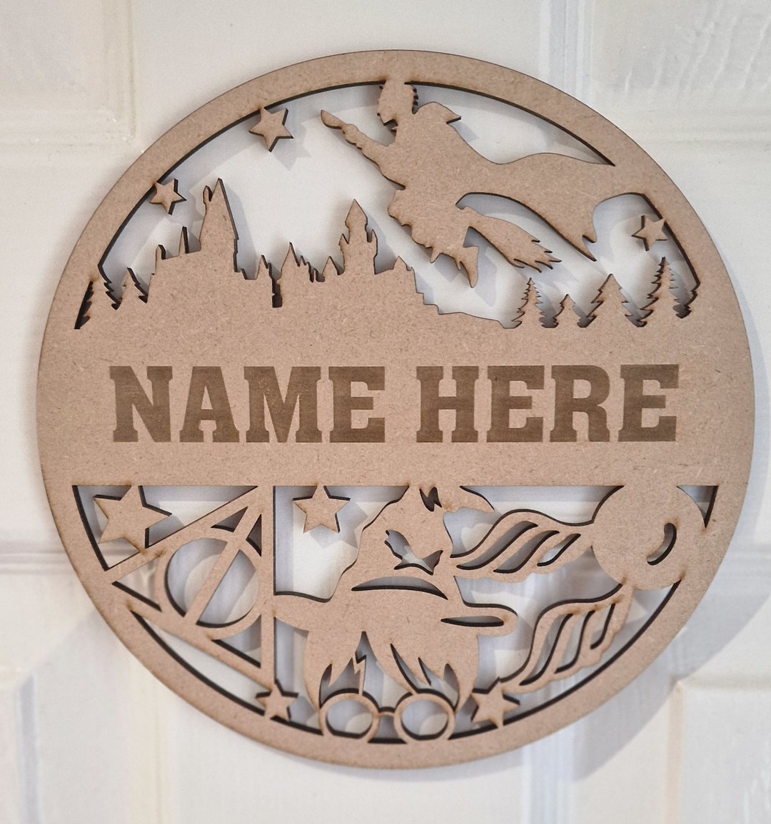 Harry Potter Door Sign, Personalised Door Sign, Children's Door Sign ...
