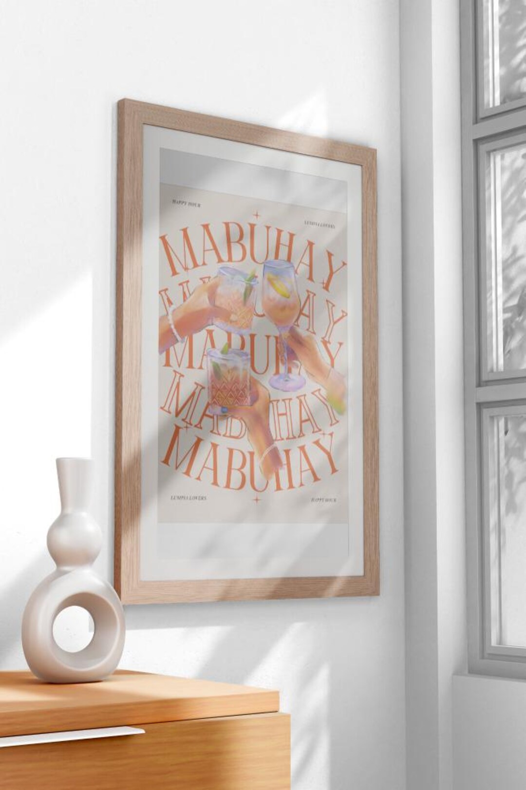 Filipino Wall Art Lumpia Mabuhay Print - Etsy