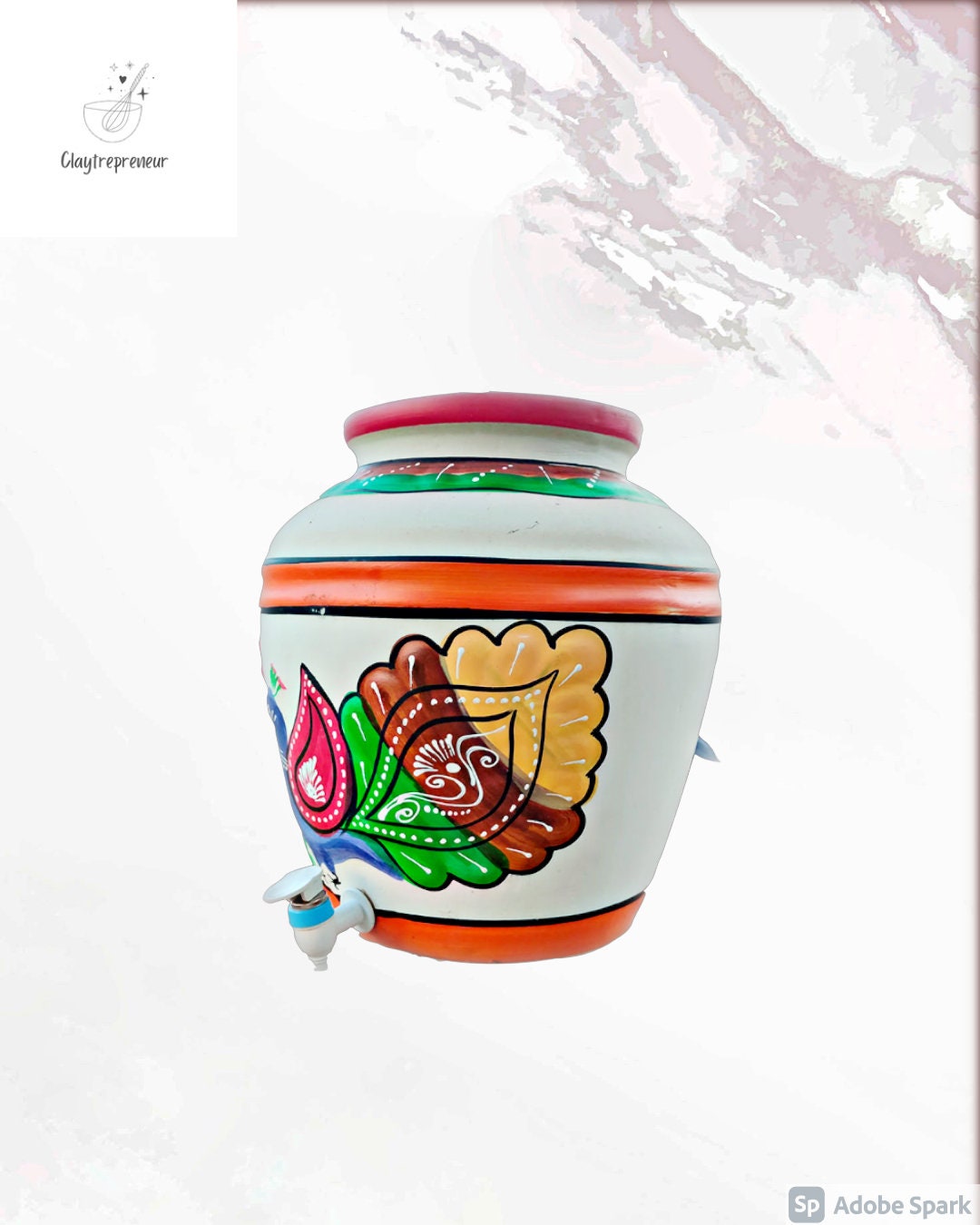 Clay Water Pot Big Size Water Dispenser Jug/earthen Water - Etsy