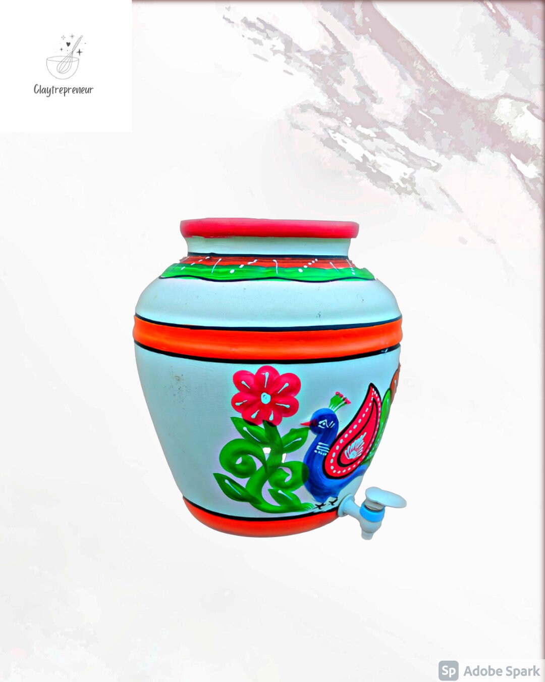 Clay Water Pot Big Size Water Dispenser Jug/earthen Water - Etsy