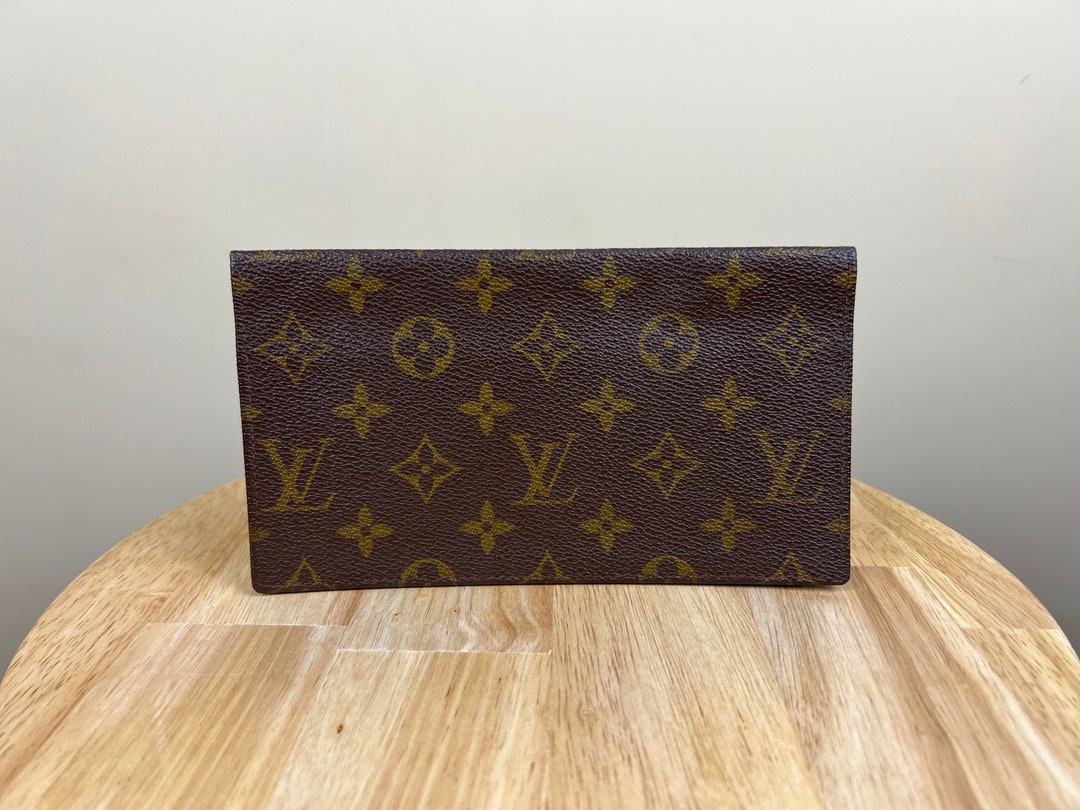 Authentic Louis Vuitton Check-book Cover Monogram - Etsy