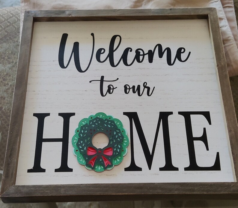 Interchangeable Welcome Sign Welcome Sign With - Etsy