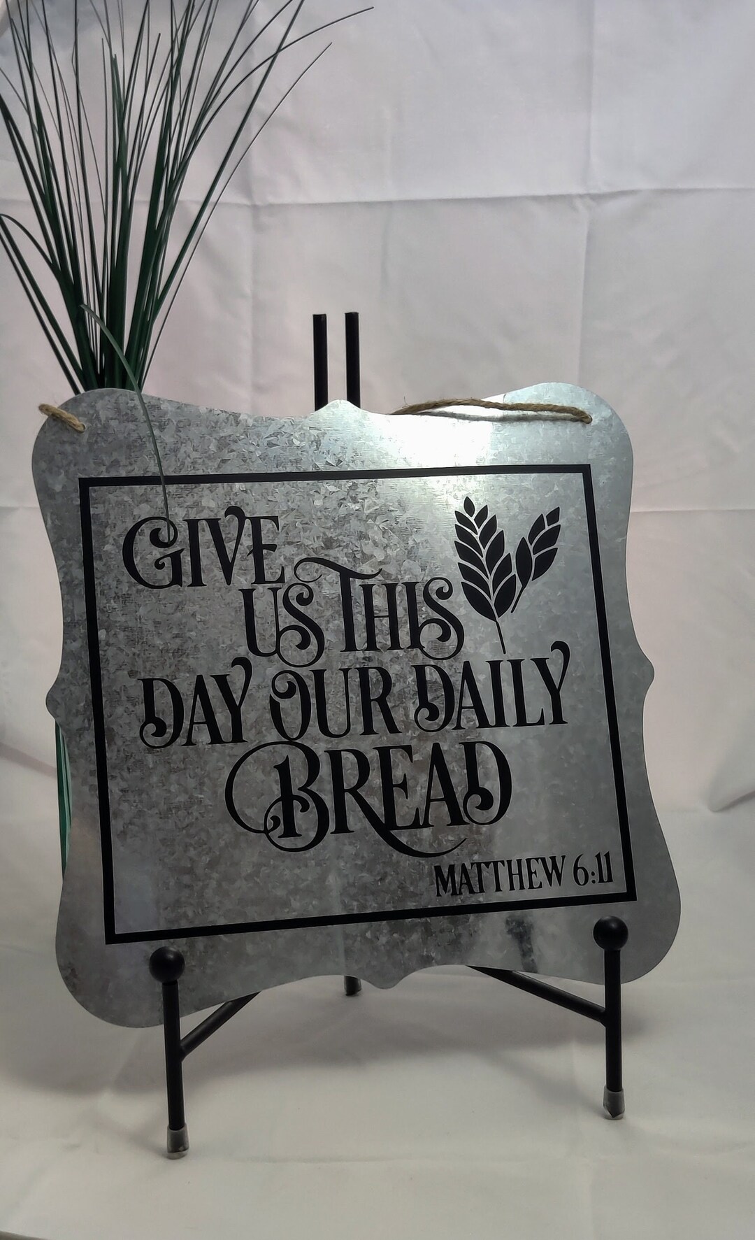 Metal Scripture Verse Sign the Lord's Prayer Kitchen - Etsy