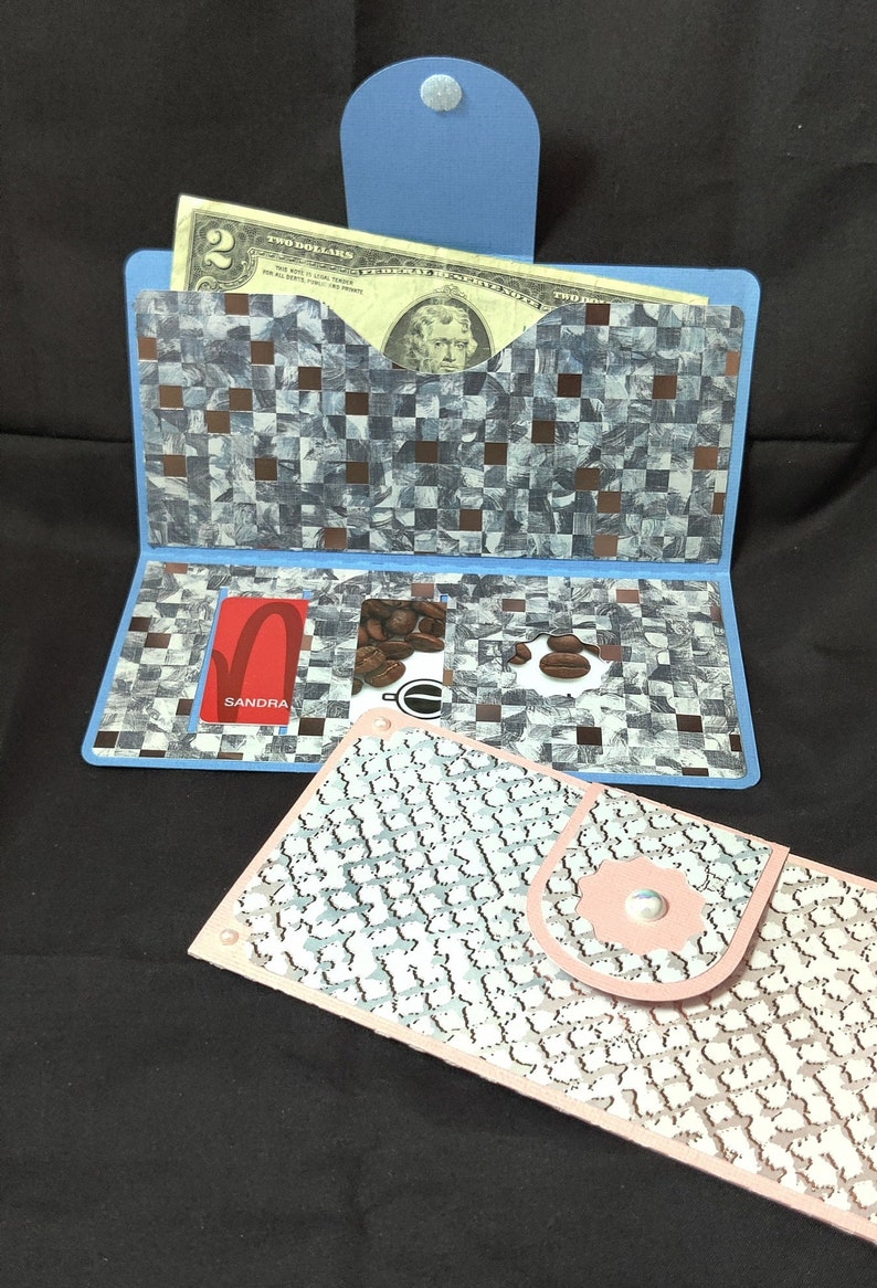 Gift Card Wallet Papercut Gift Card Holder Money Gift - Etsy